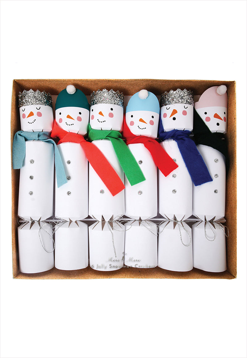 Snowman Crackers - flora and henri